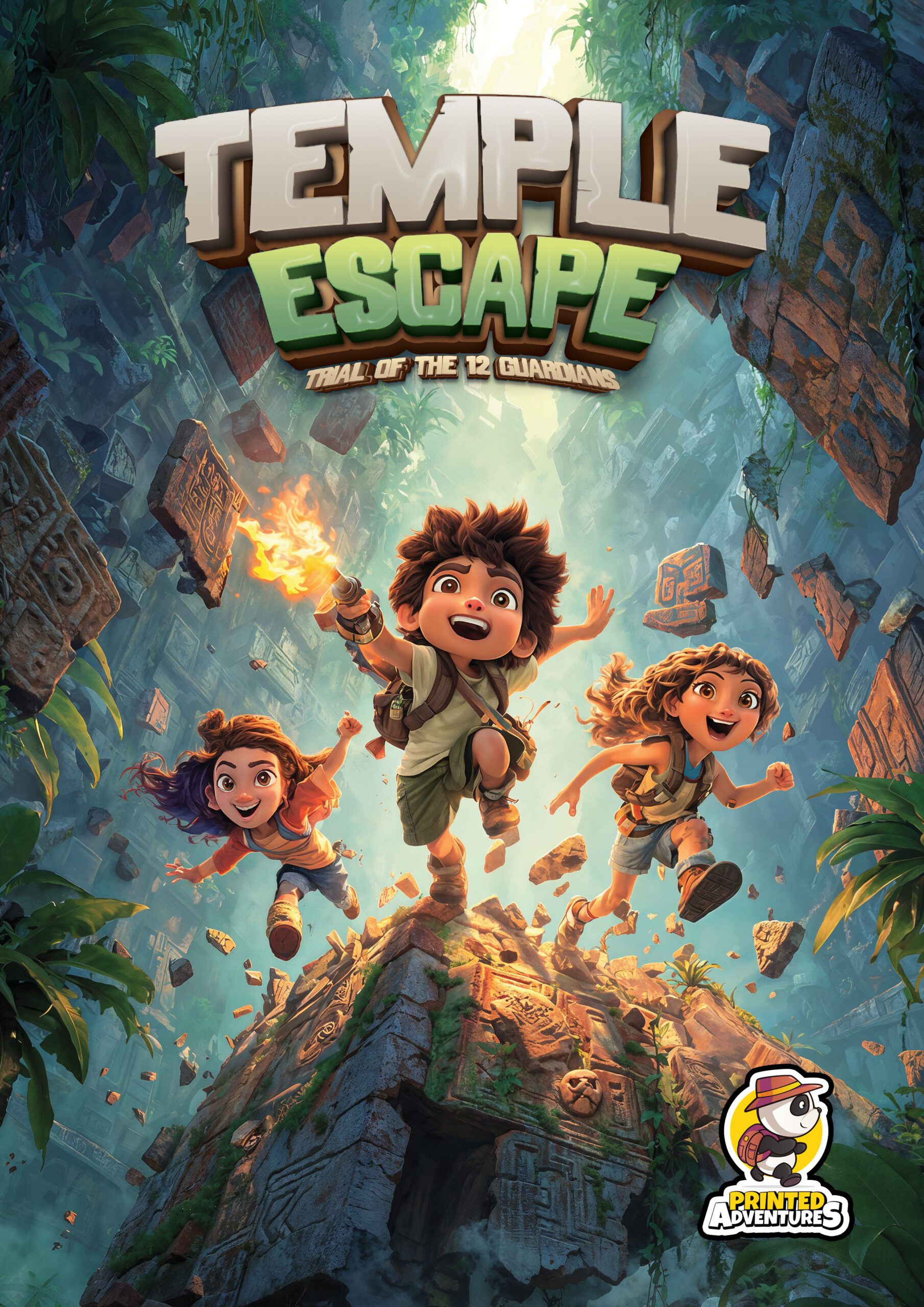 Temple Escape: Trial of the 12 Guardians • Printed Adventures